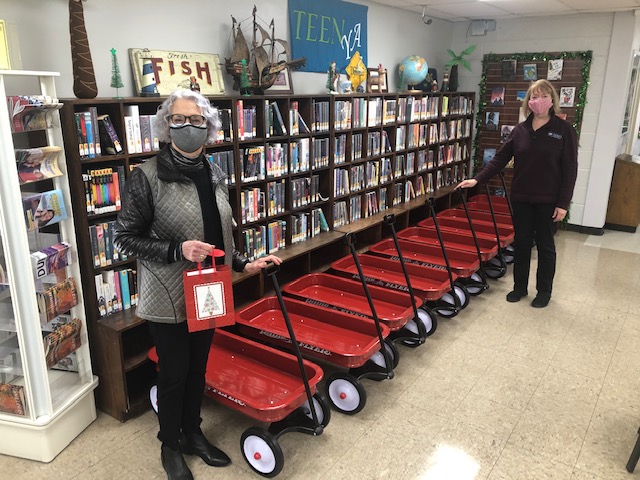 Fairmont City Library Red Wagon Giveaway | MyLO