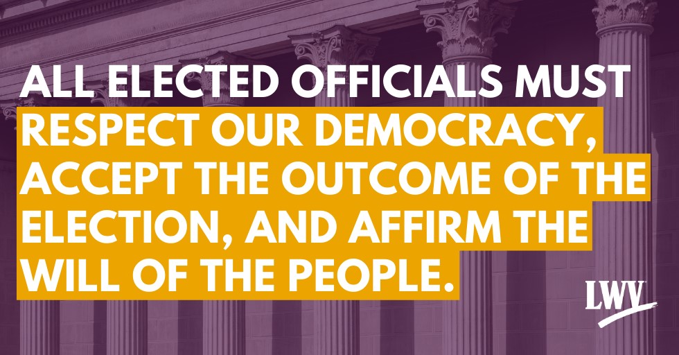 LWVUS Statement on the Certification of the Presidential Election | MyLO